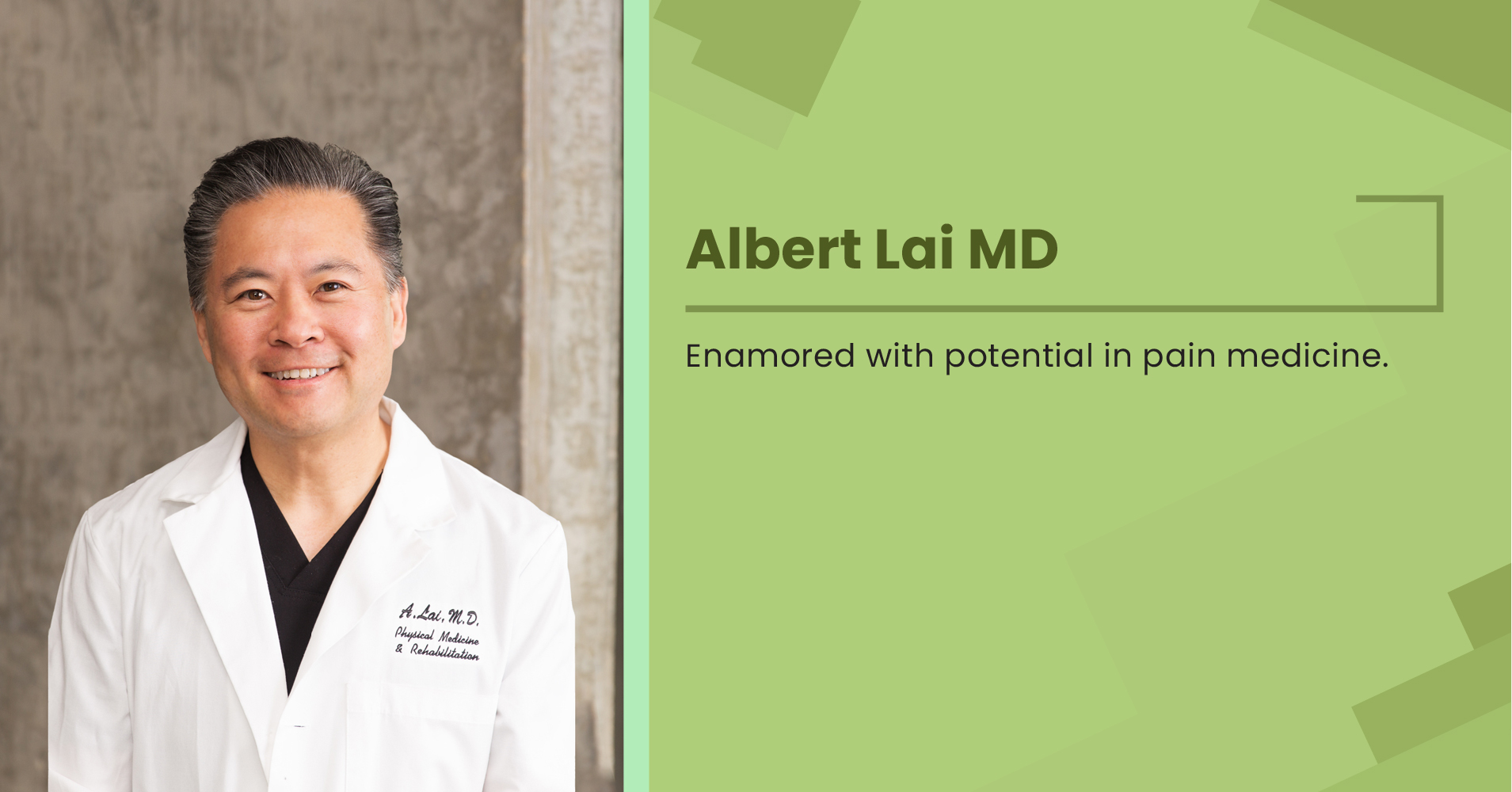 Albert Lai MD: Compassionate Pain Management Expert